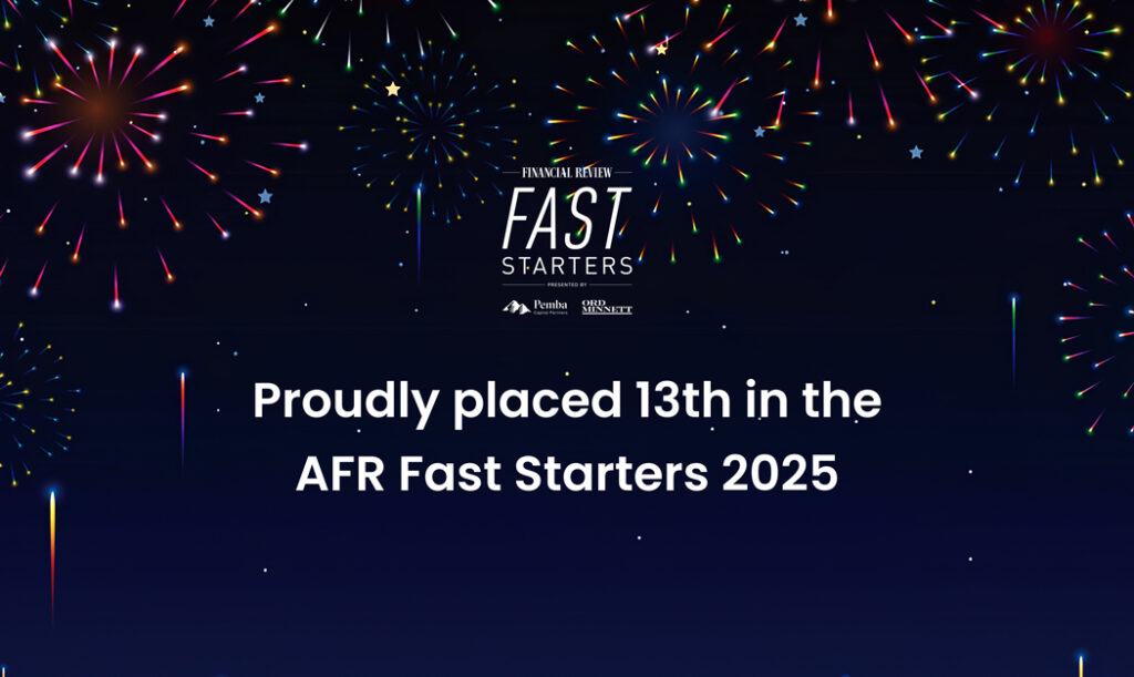 We Made the AFR Fast Starters 2025 - Moove